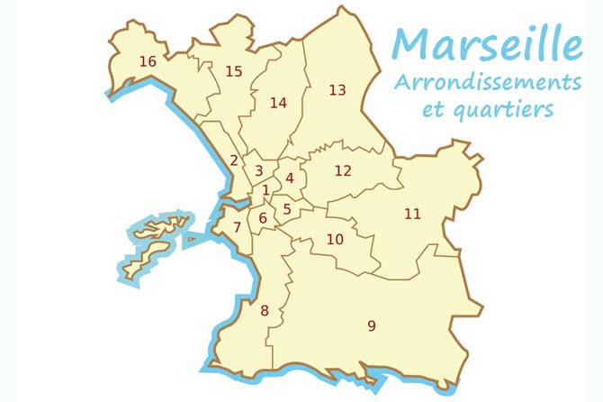 Liste Des Quartiers villages De Marseille Provence 7