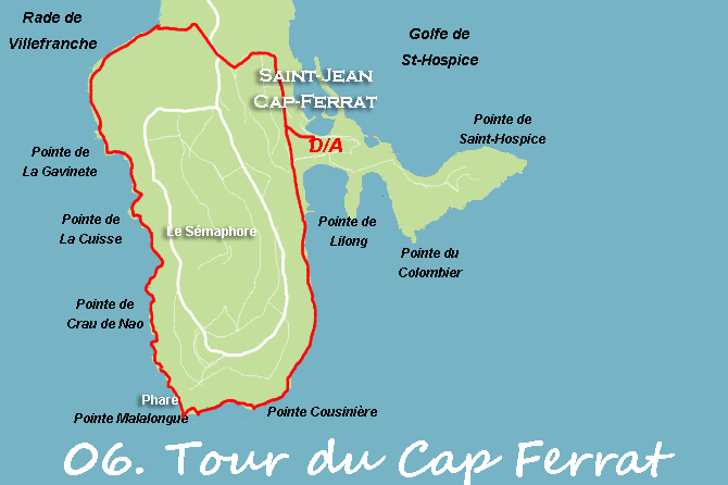 Map Cap Ferrat